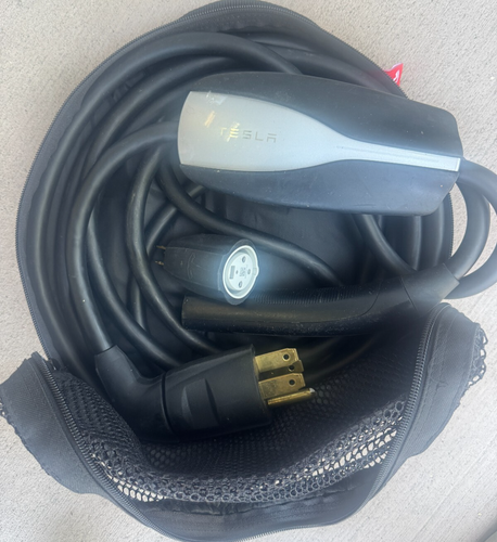 Tesla Gen 1 Mobile Connector Charger, w/ 5-15 and 14-50 NEMA Adapters ...