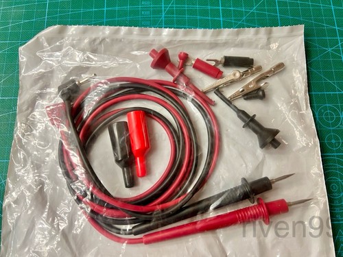 MUELLER Multimeter Test Probe Kit with Threaded Clip/Hook/Fork ...
