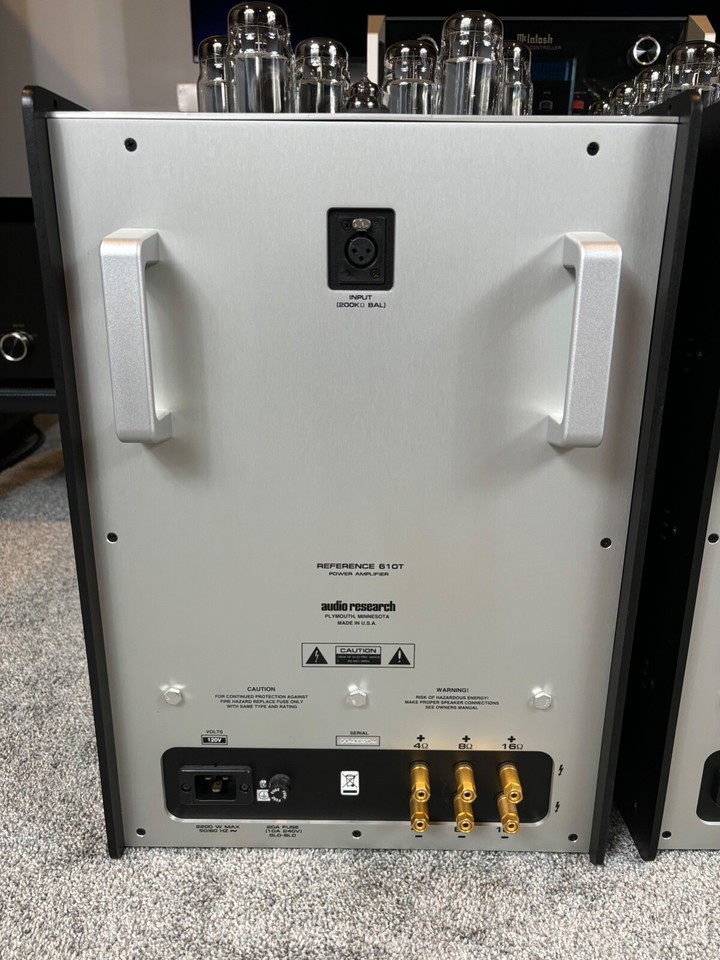 Audio Research Reference Ref 610t Monoblock Amplifier - Pair - 2 Sets ...