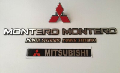 Fits MITSUBISHI MONTERO / Pajero 1982 to 1990 EMBLEMS Badge Logo ...