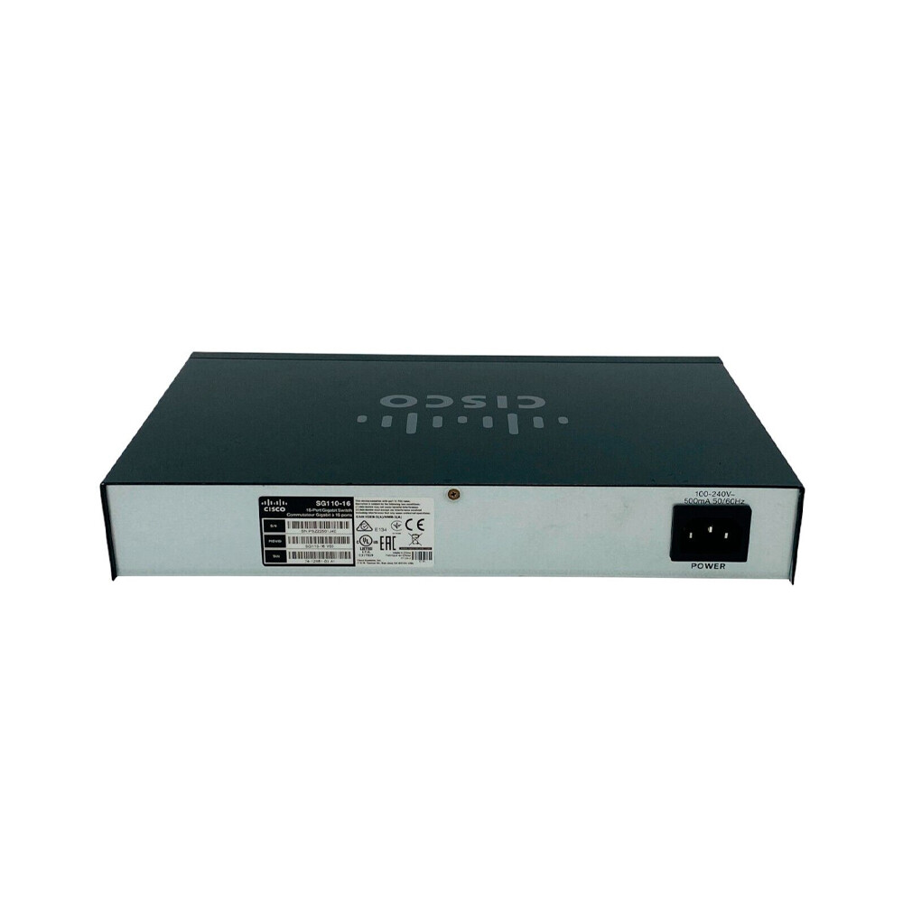 Cisco SG110-16 Unmanaged Switch 16 Gigabit Ethernet, SG110-16-NA ...