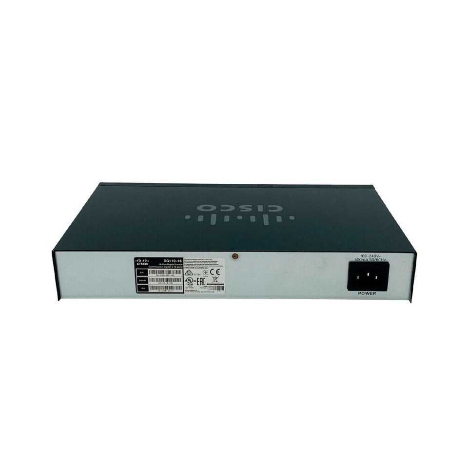 Cisco SG110-16 Unmanaged Switch 16 Gigabit Ethernet, SG110-16-NA ...
