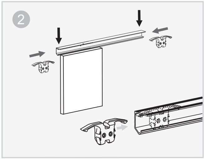 Sliding Door Track Gear Complete Track And Wheels Kit - Jupiter 30Kg ...