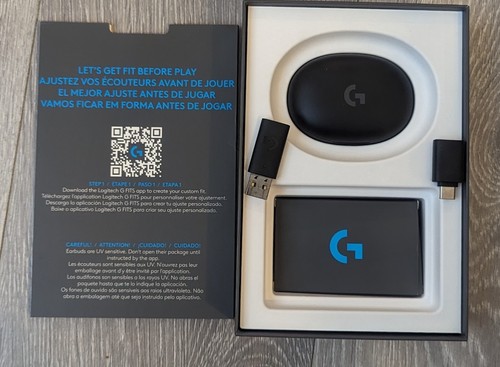 Logitech G FITS True Wireless Gaming Earbuds - Black - Perfect ...