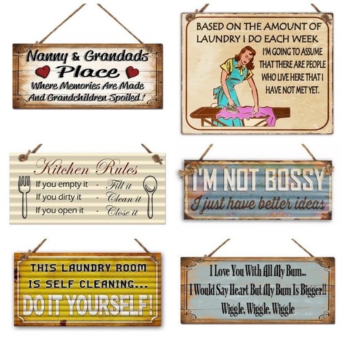 Metal Sign Funny Country Vintage Retro Tin Hotel Guest Home Signs Wall ...