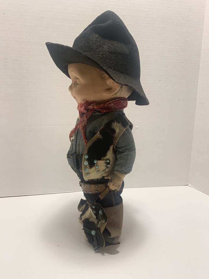 Vintage Buddy Lee Doll - Cowboy with chaps and hat | eBay