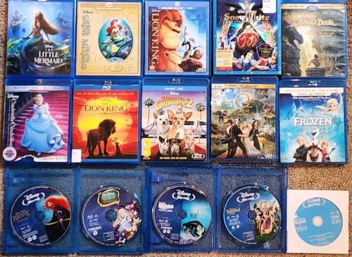 Disney Blu Ray Collection 15 Movies Diamond Edition Some Dvds | eBay