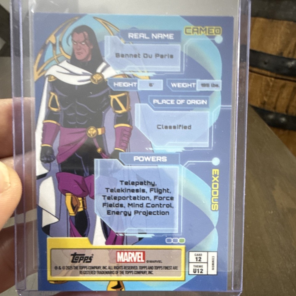 Topps Marvel Ultimates Exodus Trading Card #12 2025 SN 038/199 Print ...