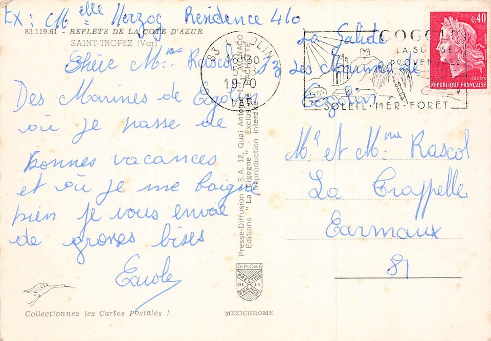 83 SAINT TROPEZ REFLETS DE LA COTE D AZUR | eBay