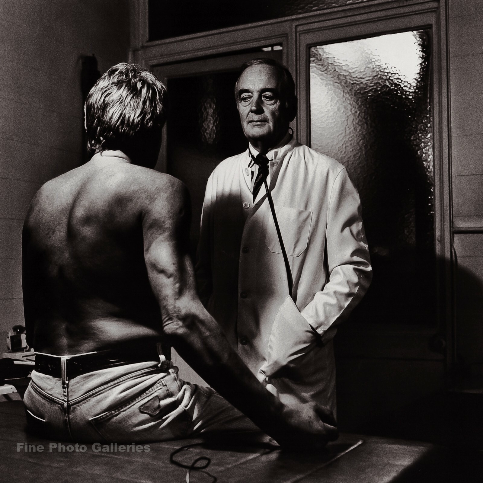 1985 Vintage HELMUT NEWTON Self Portrait & Doctor Hospital Paris Photo ...