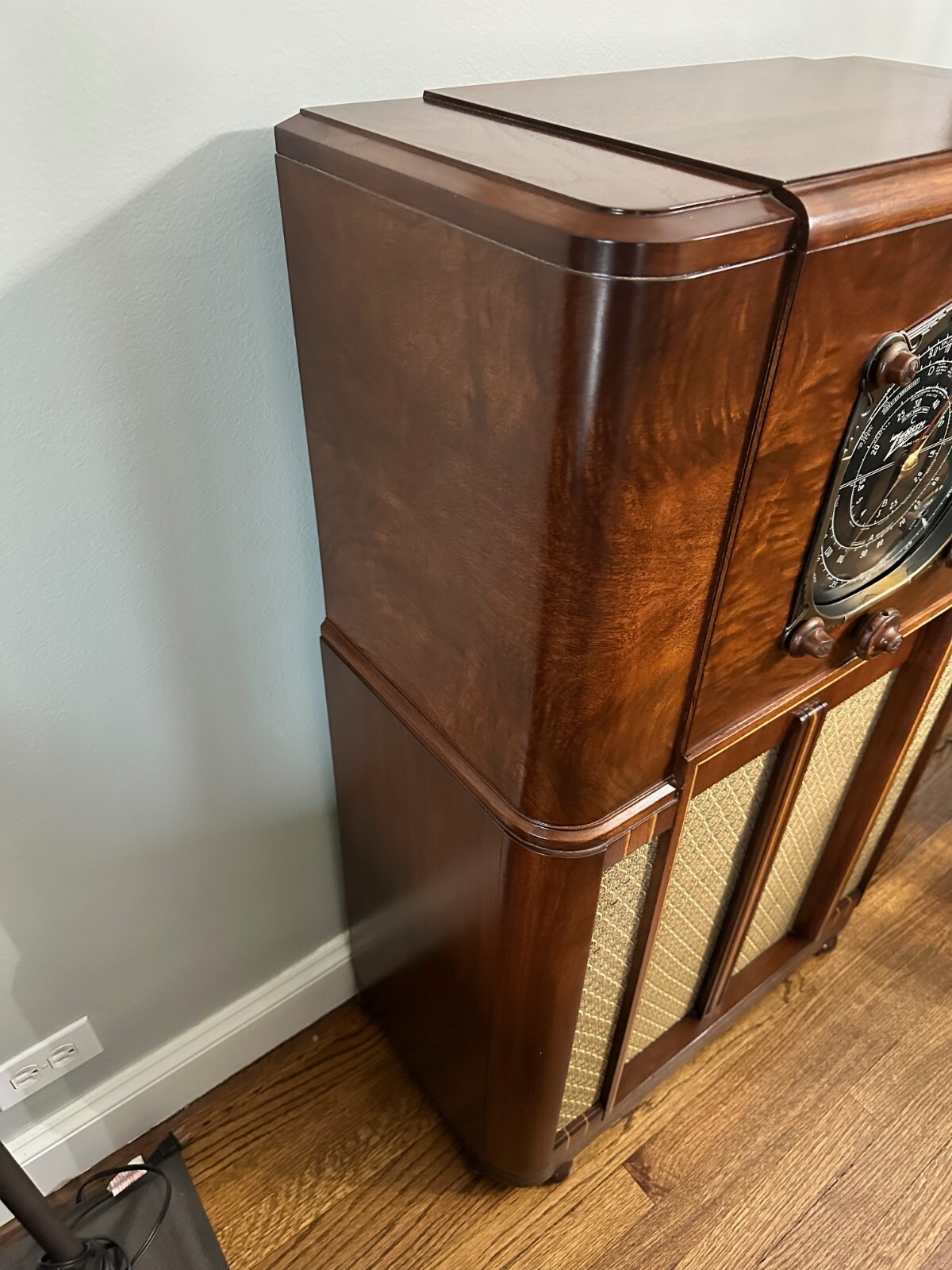 Beautiful, Antique, Zenith, Console, Wooden Tube Radio, 1936 , 12U158 ...