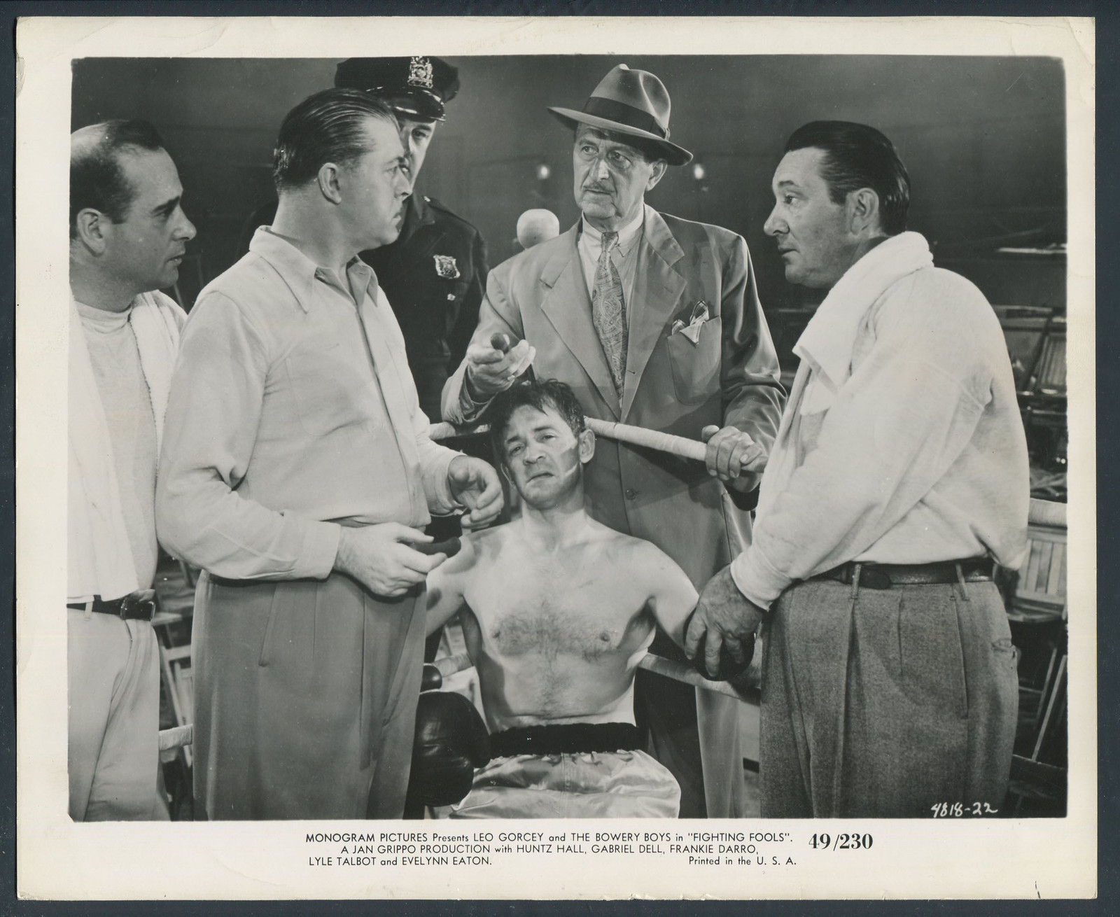 Fighting Fools ’49 STANLEY ANDREWS LYLE TALBOT BOXING THE BOWERY BOYS ...