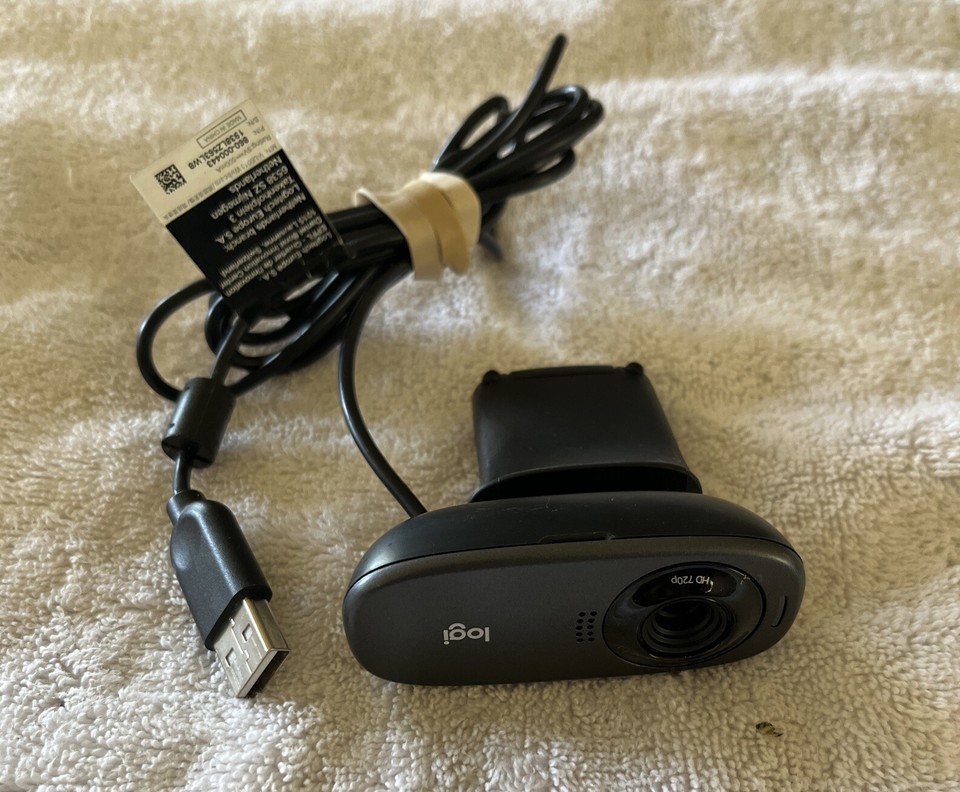 Logitech Logo Camera HD 720p V-U0018 Built In Microphone USB Computer ...