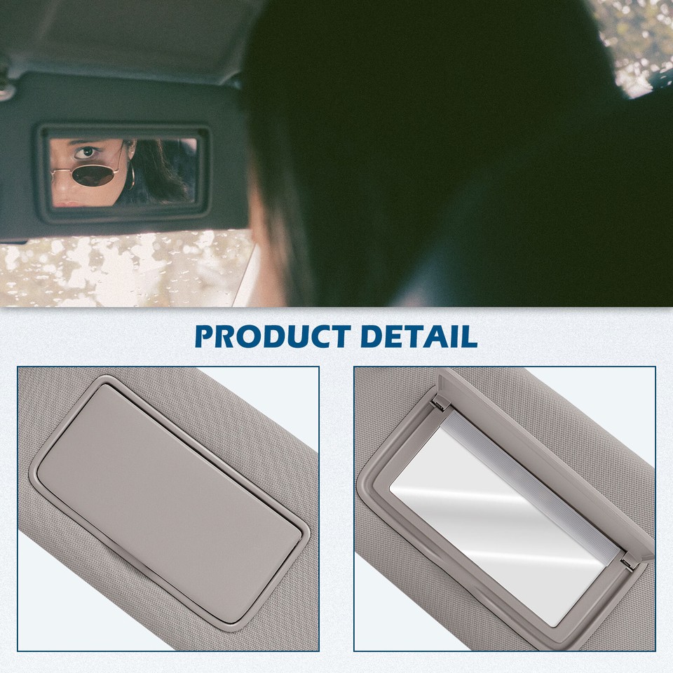 For 2013-2018 Nissan Altima Gray Sun Visor W/ Lamp Left Driver Side ...