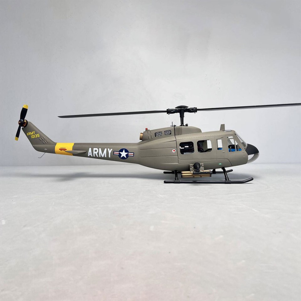Roban 470 Size UH-1D Army RTF RC Helicopter X2 INTELLIGENT CONTROL ...