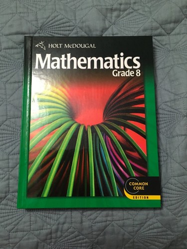 Holt Mcdougal Mathematics Ser.: Mathematics, Grade 8 by HOLT MCDOUGAL ...