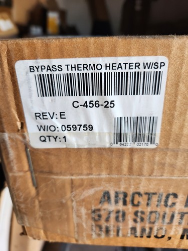 Artic Fox C-456-25 In-Tank Fuel & Fluid Heater 25” Bypass Thermostat ...