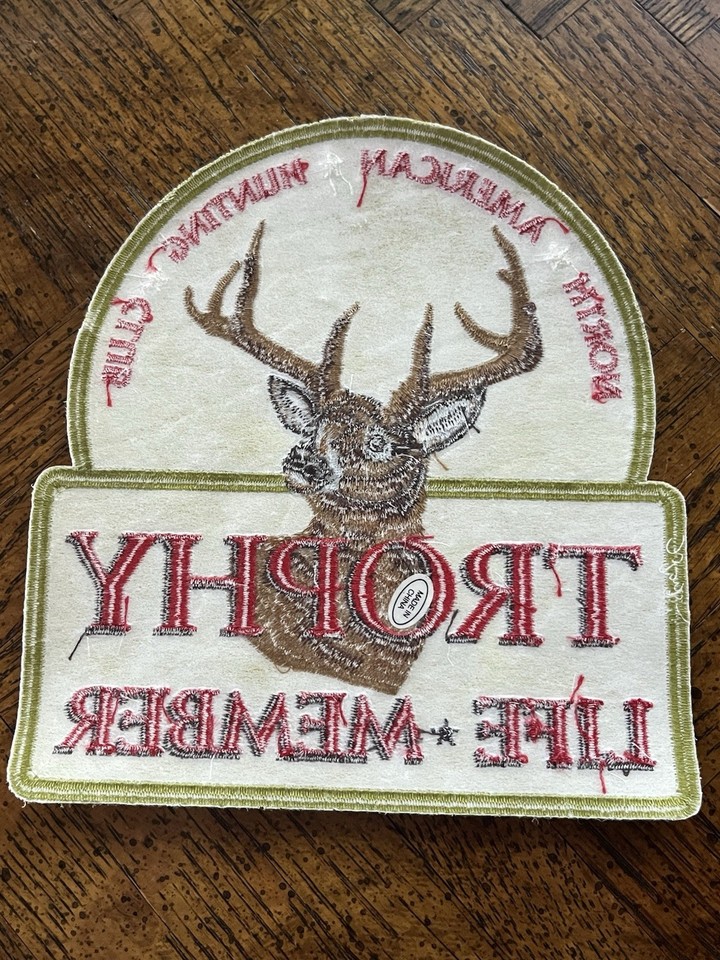 NORTH AMERICAN HUNTING CLUB PATCH "TROPHY LIFE MEMBER" | eBay