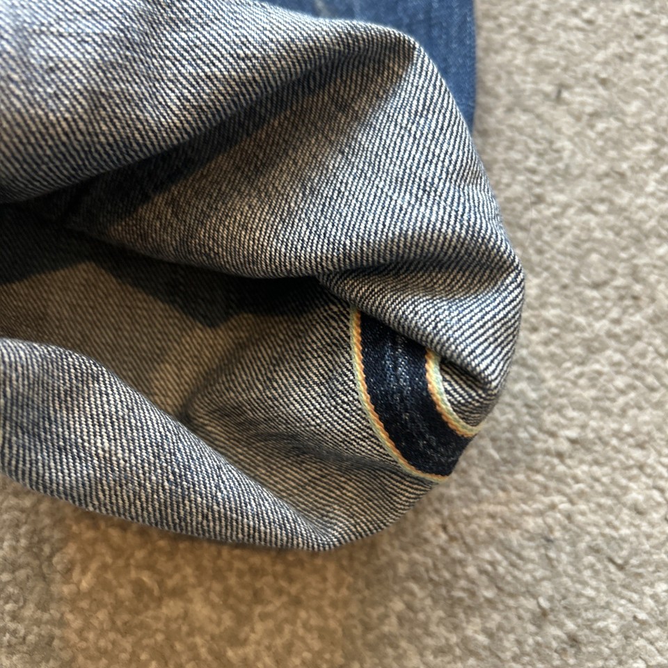 Edwin ED33M Men's Red Tapered Jeans Rainbow Selvedge, W36 L32 | eBay UK