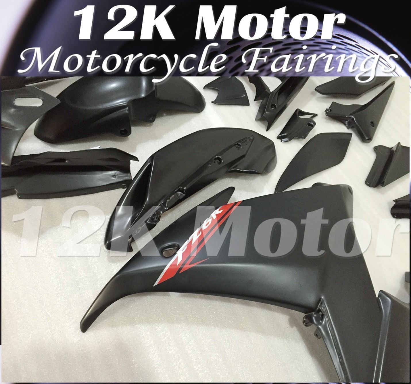 Fit For YAMAHA FZ-6R FZ 6R 2009 2010 2011 2012 Fairing Kit Fairings Set ...