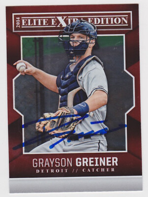 Grayson Greiner Signed 2014 Panini Prizm Draft Picks Card Auto Tigers ...