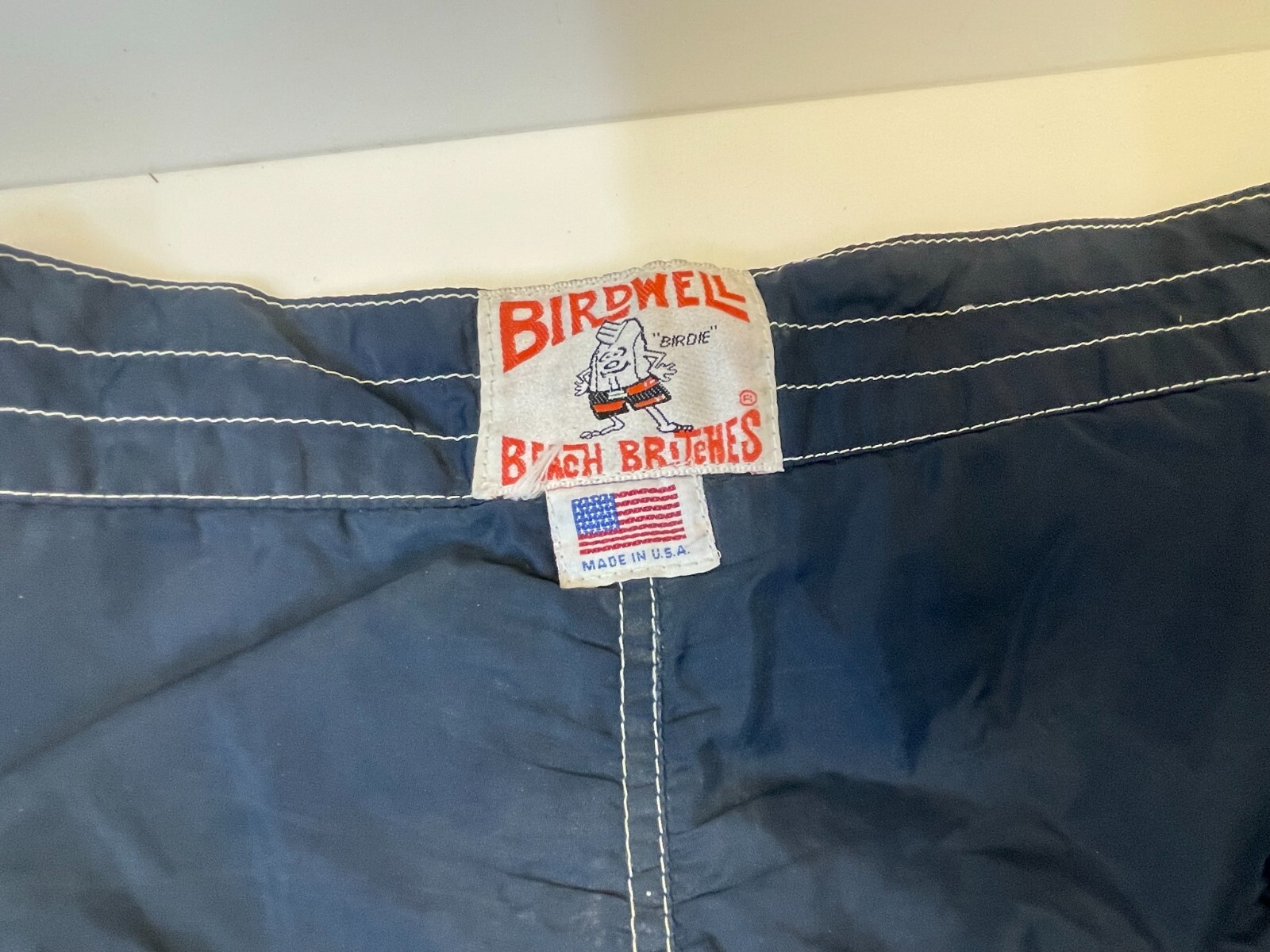 0060-- Vintage Birdwell Beach USA Swim Trunks Surf U… - Gem