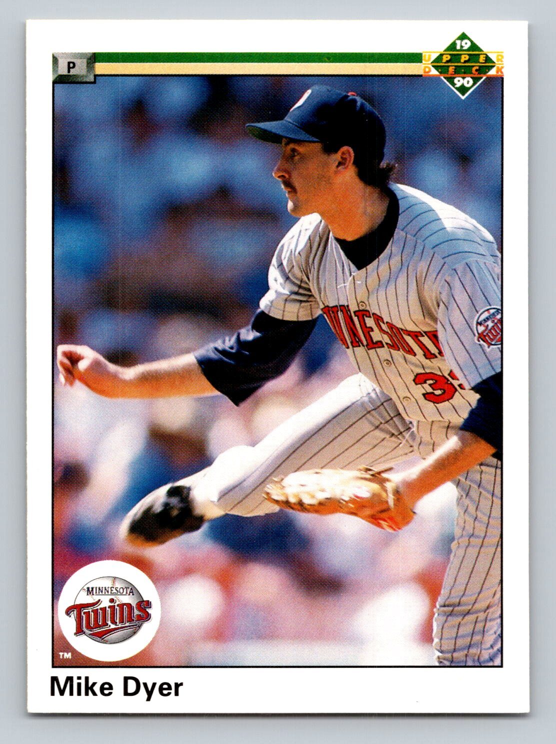 Mike Dyer Minnesota Twins 1990 Upper Deck #374 Card | eBay