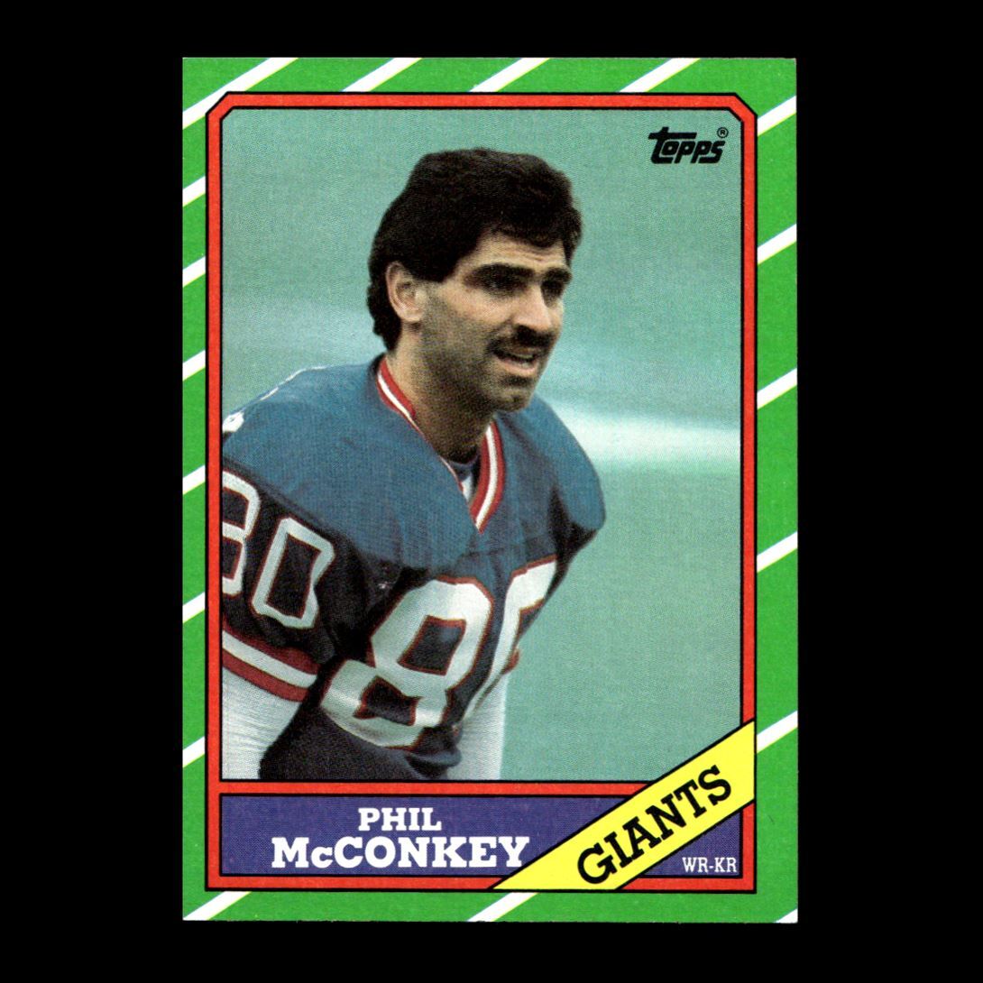 Phil McConkey 1986 Topps Rookie New York Giants #143 Great Set! | eBay