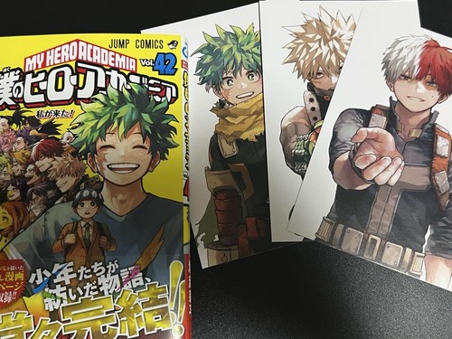 My Hero Academia MHA Volume 42 + 3 Bonus Postcards Limited Edition | eBay