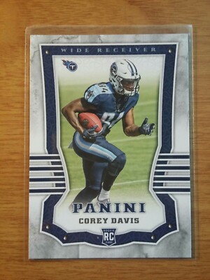 COREY DAVIS 2017 PANINI ROOKIE FOOTBALL CARD-#116-JETS | eBay