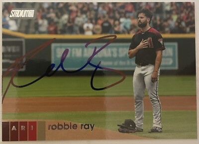Robbie Ray Signed 2020 Topps Stadium Club #114 Autographed Diamondbacks ...