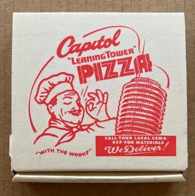 Capitol Leaning Tower Pizza - RARE promo CD compilation in pizza box w ...