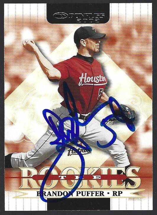 Brandon Puffer 2002 Donruss The Rookies Baseball #56 IP autograph ...