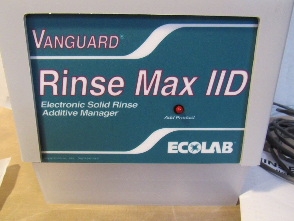 New Ecolab Vanguard Rinse Max IID Wash Max Dispensing System 92181005 ...