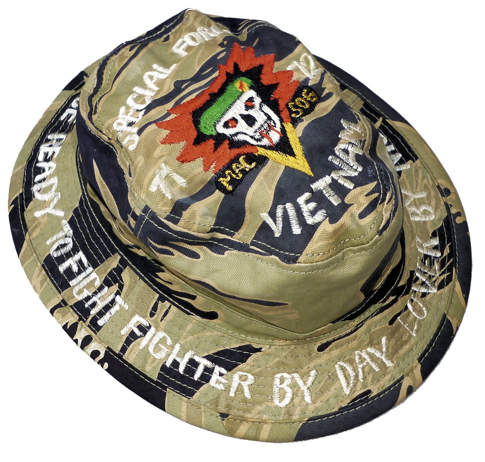 Vietnam War Repro MACV SOG Tiger Stripe Hat | eBay