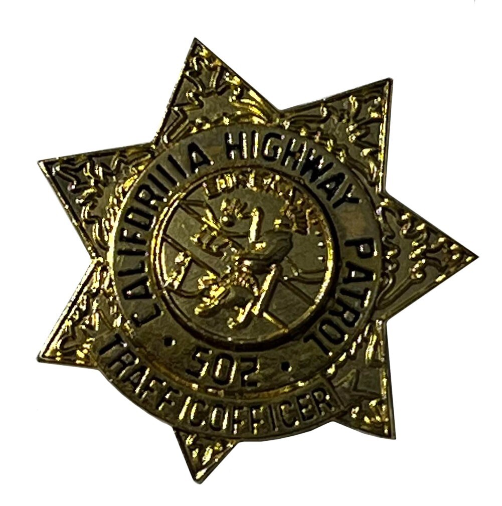 California State Police Hat Badge
