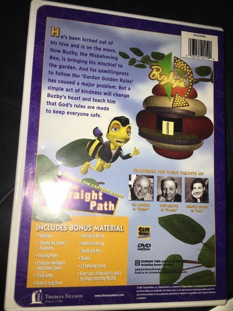 Hermie and Friends: Buzby the Misbehaving Bee DVD-RARE VINTAGE-SHIPS N ...