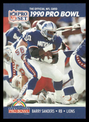 1990 Pro Set Barry Sanders #413 PB | eBay