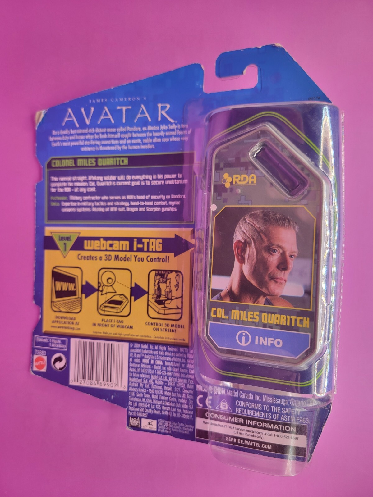 Mattel Avatar James CameronS Parker Selfridge - Rda Action Figure for ...