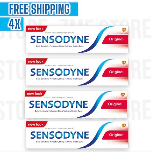 Sensodyne Original Toothpaste for Sensitive Teeth 75 ml - 4 PCS | eBay