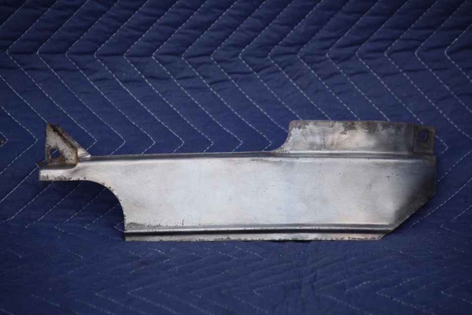 Front Metal Brake Line Cover Shield Plate LH Driver OEM 1993 C4 ...