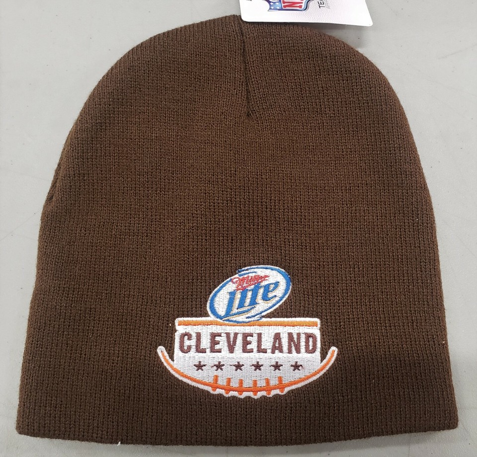 NFL Team Logo Winter Beanie Hats 100% Acrylic Winter Knit Caps (PICK ...