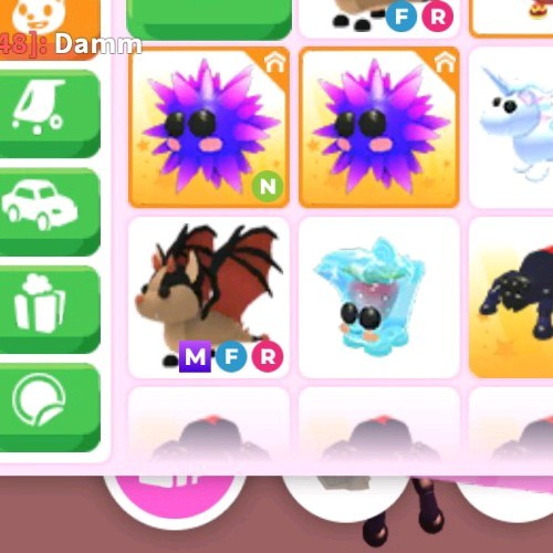 Mega Neon Bat Dragon Adopt Your Pet From Me Mfr Bat Dragon | eBay UK
