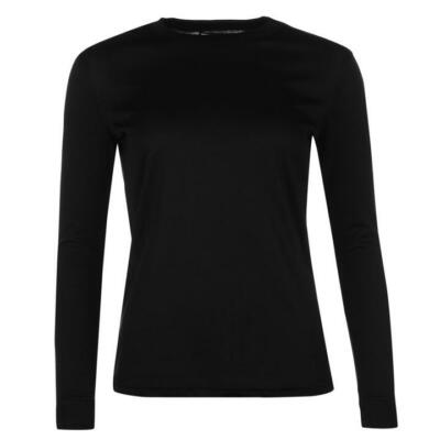 WOMENS LADIES BLACK CAMPRI THERMAL BASE LAYER COMPRESSION SKI SKIING ...