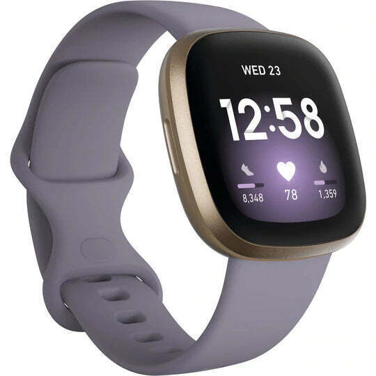 Fitbit Versa 3 Gold Case with Grey Band (FB511GLGY) for sale online | eBay