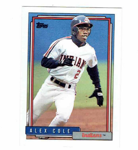 Alex Cole Cleveland OF #170 Topps 1992 Baseball Card | eBay