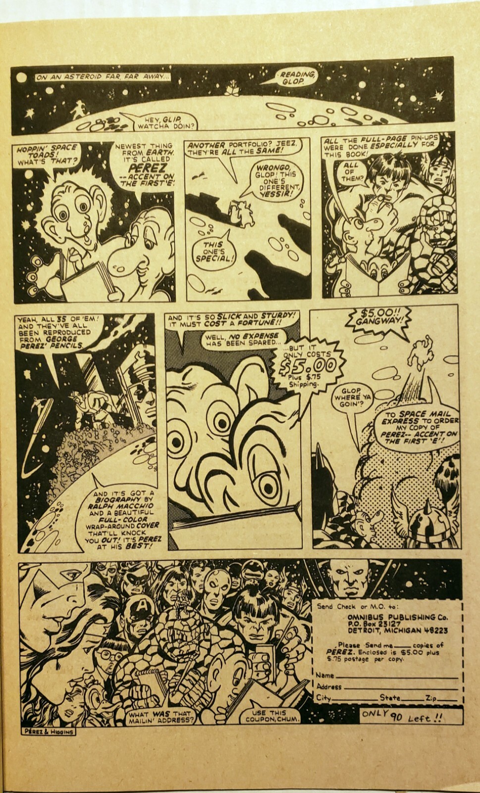 JASON MONARCH 1 Omnibus Publishing 1979 Jim Craig artwork GEORGE PEREZ ...