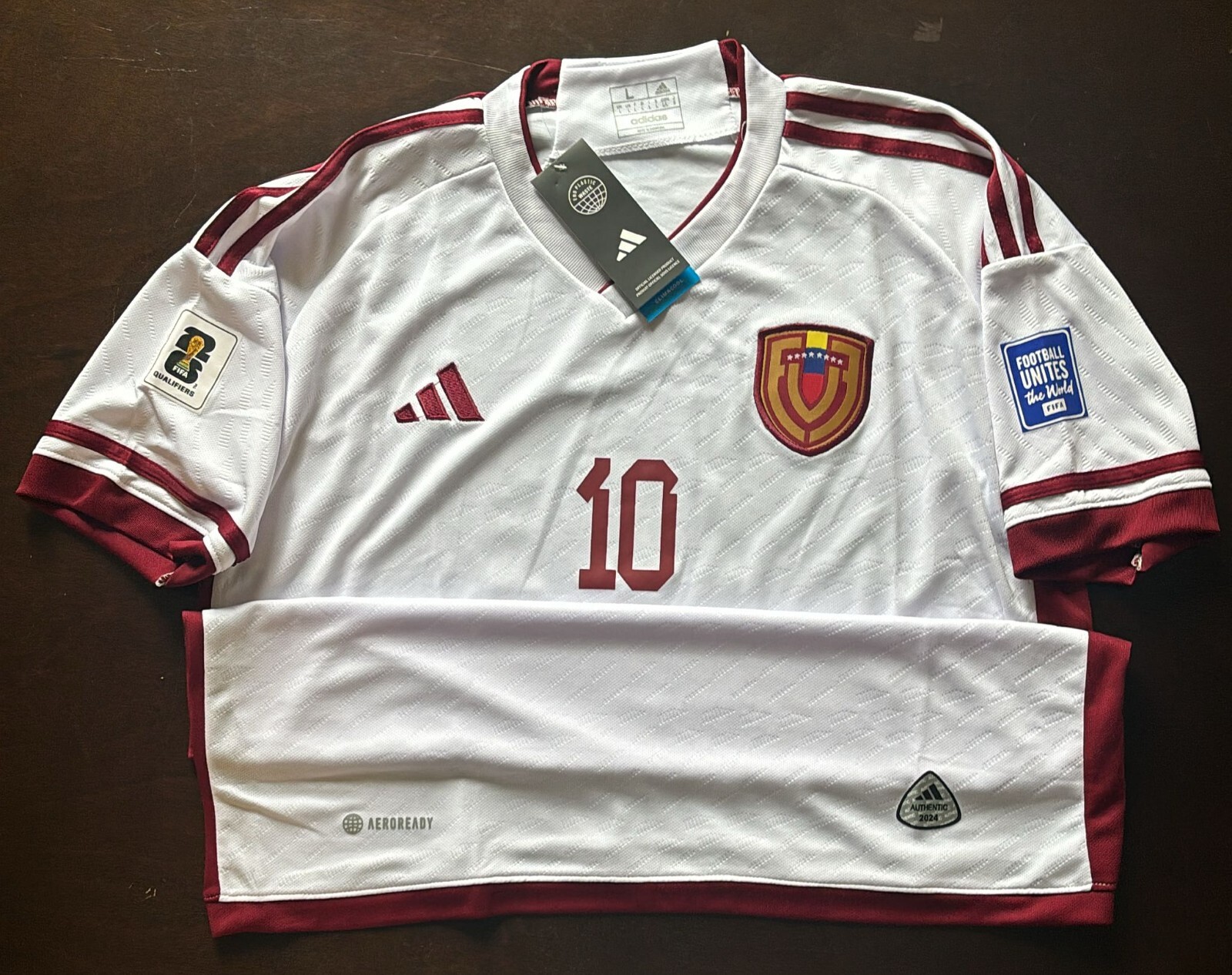 Camisa Selección Vinotinto Venezuela FVF 24-25 HOME / AWAY JERSEY ...
