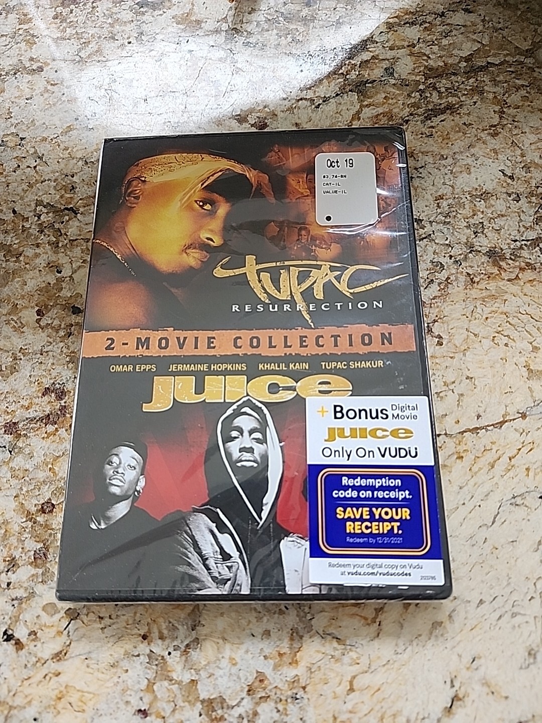 Juice and Tupac Resurrection 2 Movie Collection (dvd Disc) Omar Epps ...