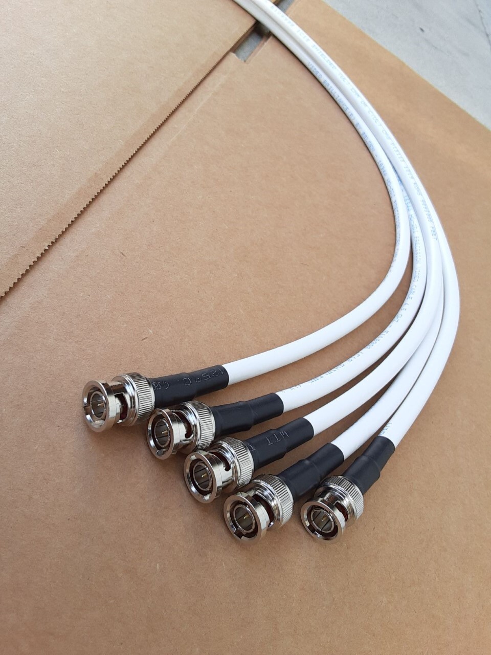 5 pack Belden 1694A HD-SDI RG-6 Video Cable 6 GHZ BNC Male to BNC Male ...